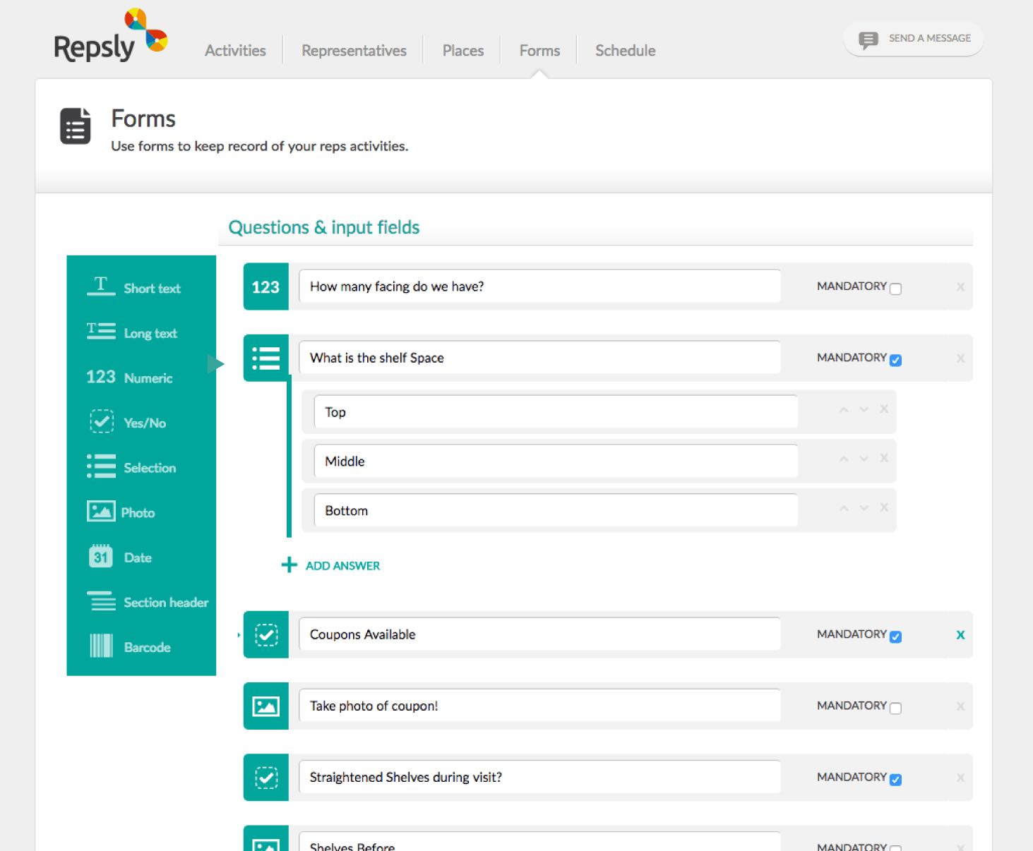 Mobile CRM | Mobile Data Collection | Repsly